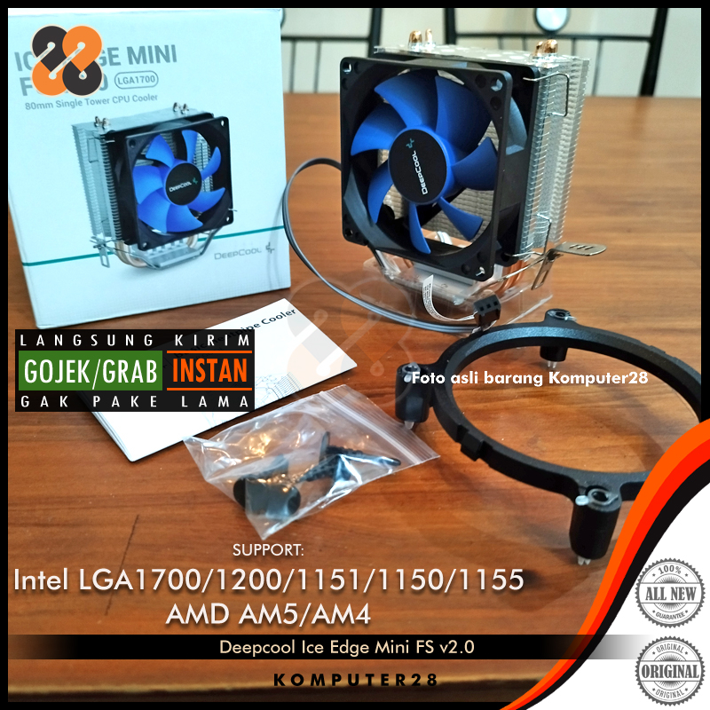 Jual Deepcool Ice Edge Mini FS v2.0 CPU Cooler Fan Pendingin Processor ...