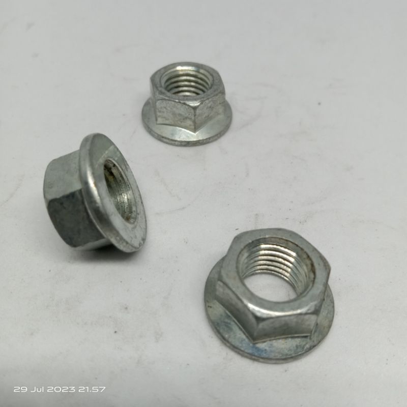Jual Mur FLANGE m10 kunci 14 Original baja | Shopee Indonesia