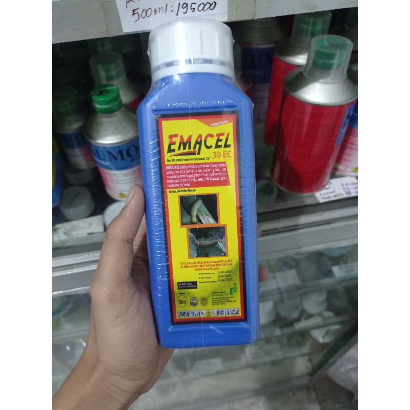 Jual Emacel 30 EC 500ml Insektisida untuk ulat, dan penggerek batang ...