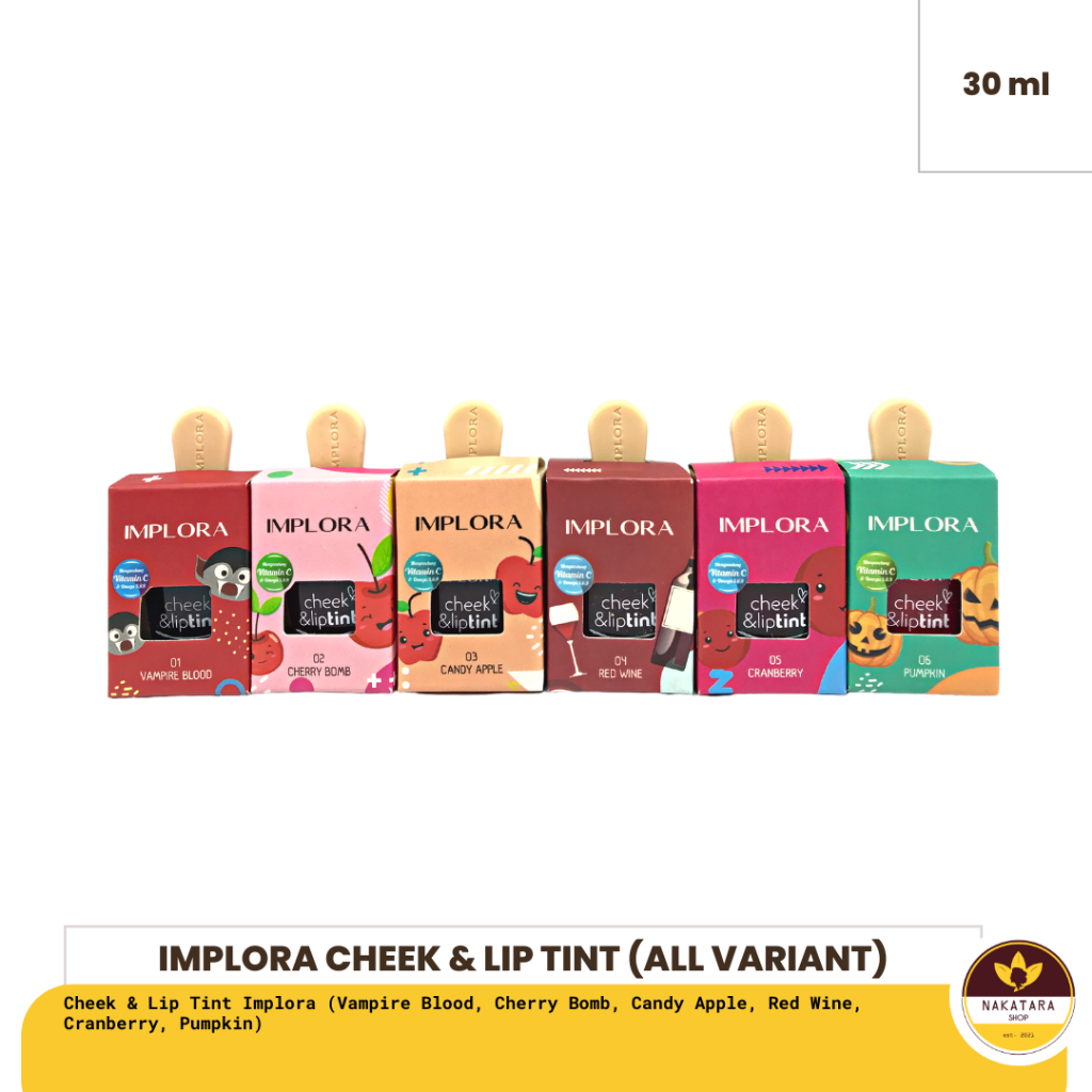 Jual IMPLORA CHEEK & LIP TINT (ALL VARIANT) 30 ML | Shopee Indonesia