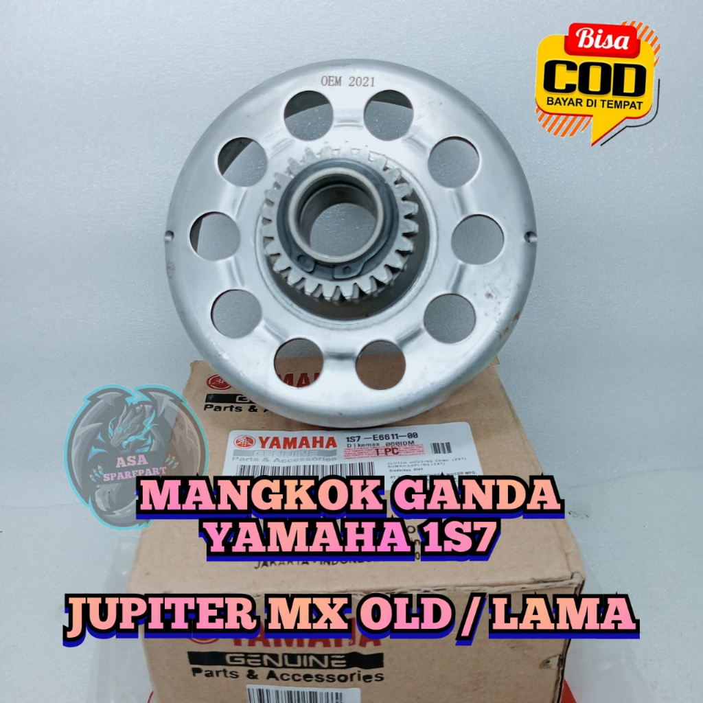Jual MANGKOK GANDA 1S7 ASLI ORIGINAL YAMAHA UNTUK MOTOR JUPITER MX OLD / LAMA , MX 135 NEW ...