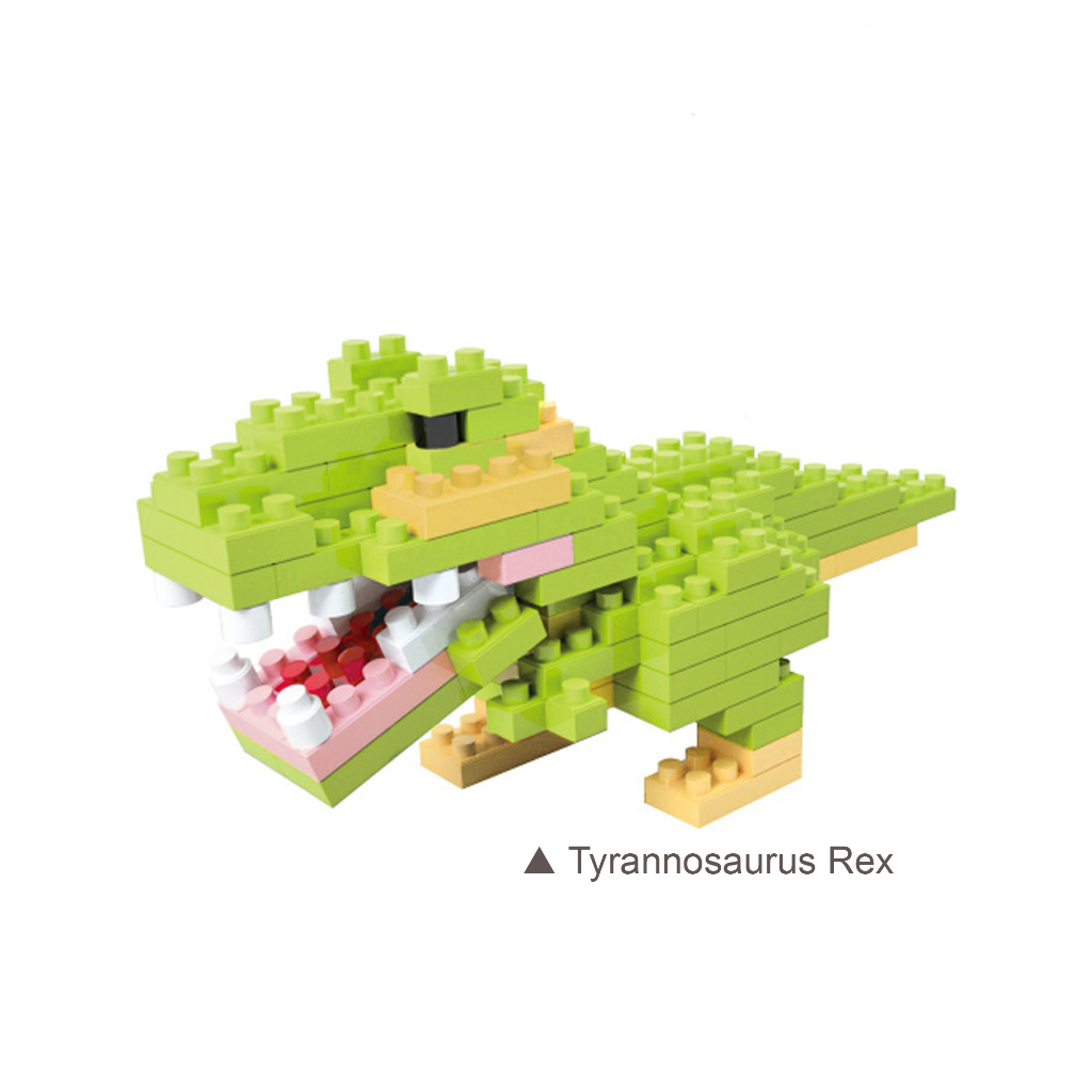 Jual VANSJAVA - Petit Block / Jike Dinosaurus Block Mainan Anak / Blok ...