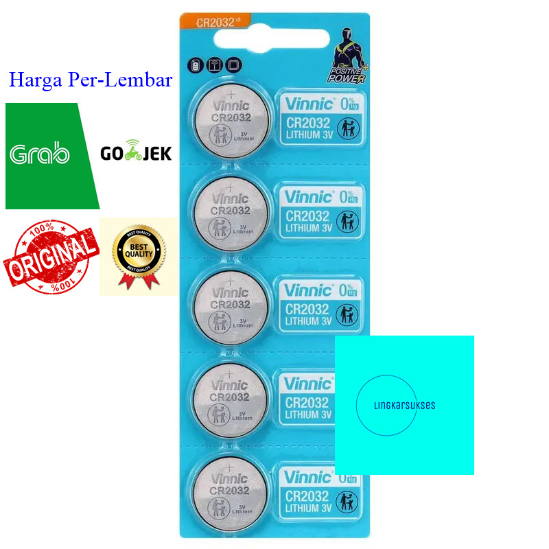 Jual Baterai Vinnic 2032 Vinnic CR2032 Vinnic 1220 Vinnic CR1220 Original | Shopee Indonesia