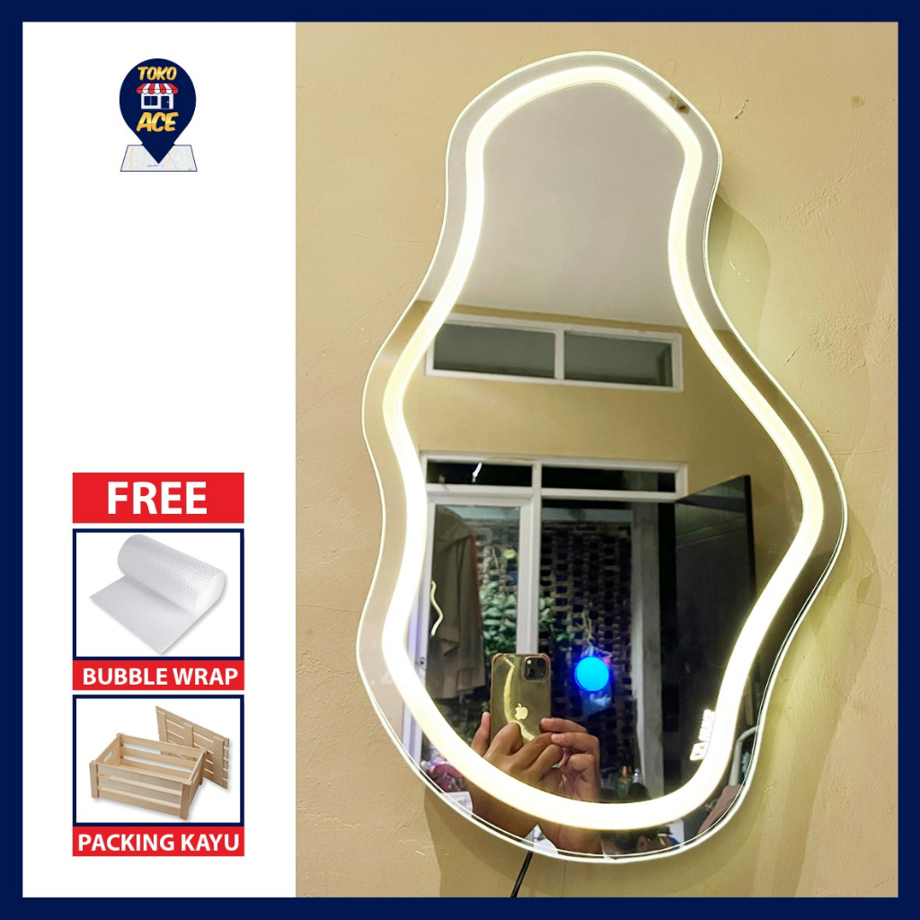 Jual Cermin Aesthetic / Cermin Dinding / Cermin Bagus / Cermin Modern ...