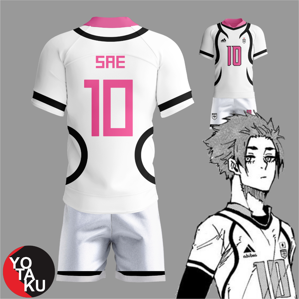 Jual Jersey Anime Cosplay Blue Lock U20 Sae Itoshi Full Set | Shopee ...