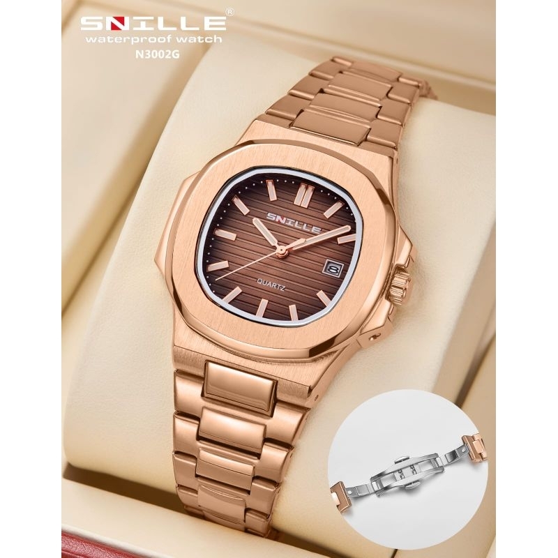Jual JAM TANGAN TANGGAL SNILLE N3002G ORIGINAL | Shopee Indonesia