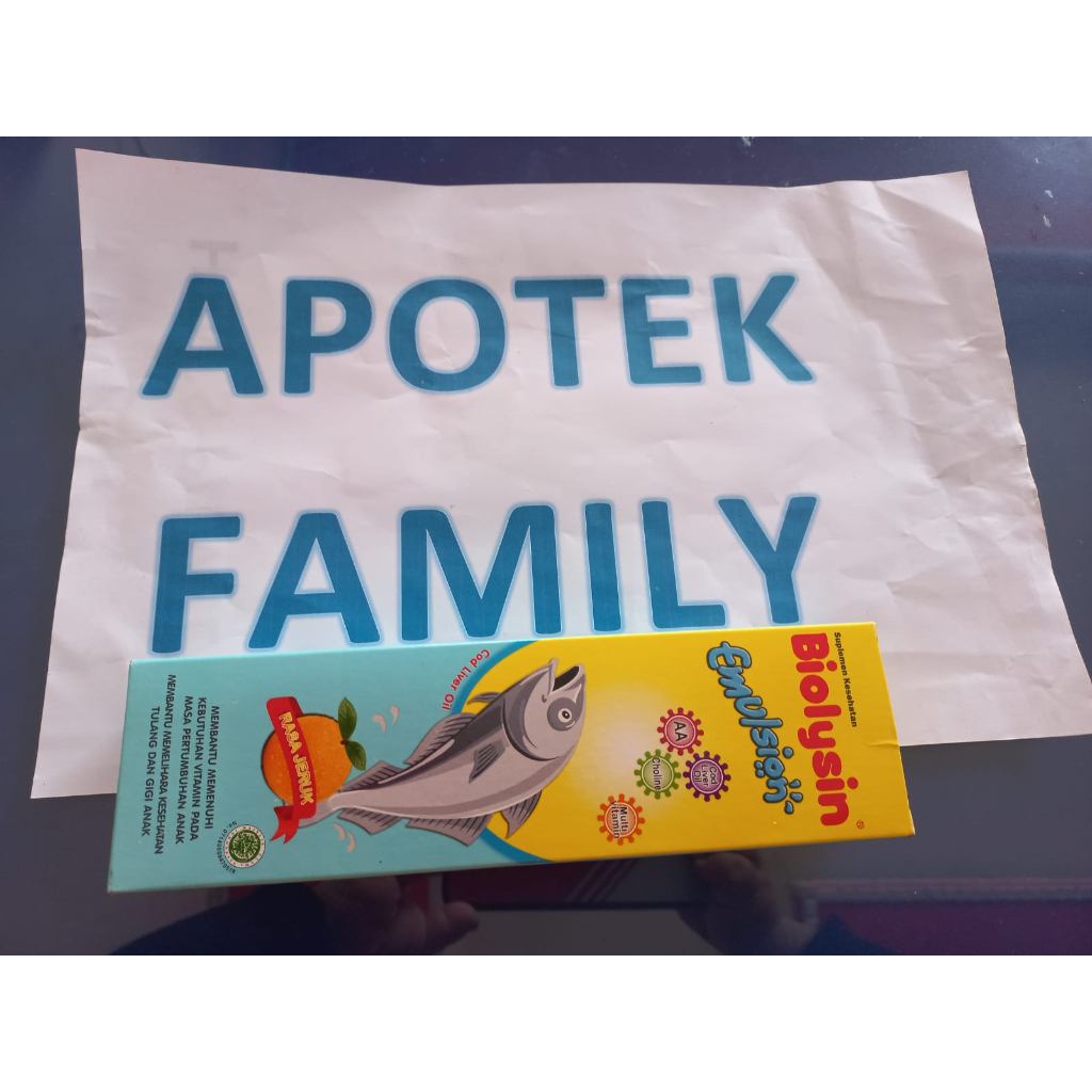 Jual Biolysin Emulsion Syrup Multivitamin Anak Rasa Orange 250ml ...