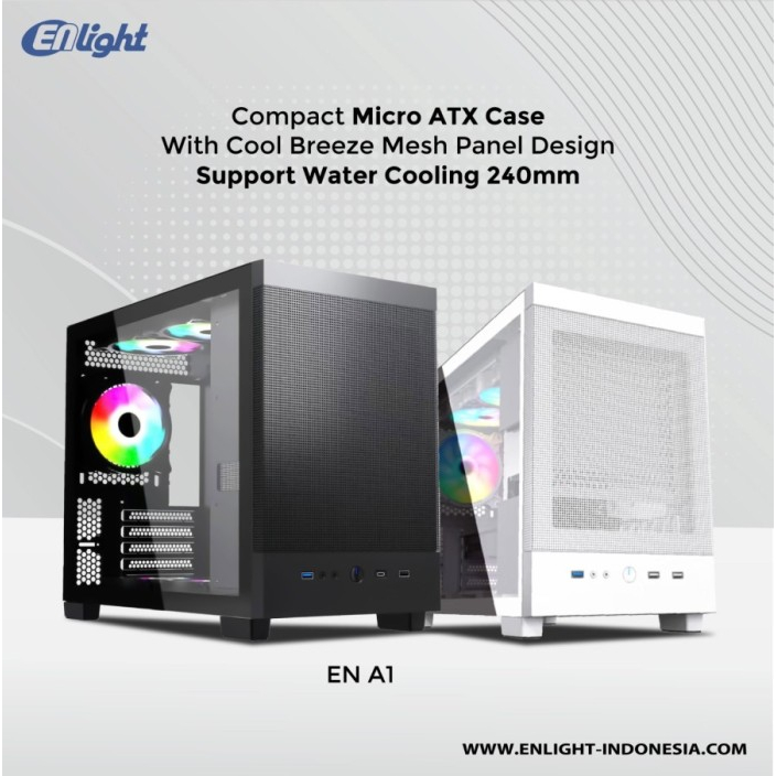 Jual Casing PC Enlight EN A1 - micro ATX Casing Enlight A1 | Shopee ...