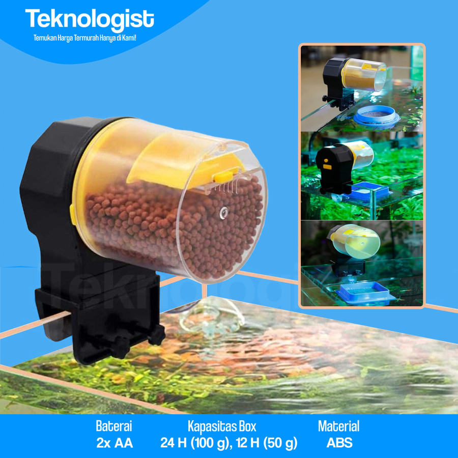 Jual Feeder Fish Alat Makan Ikan Otomatis Dispenser Makanan Ikan ...