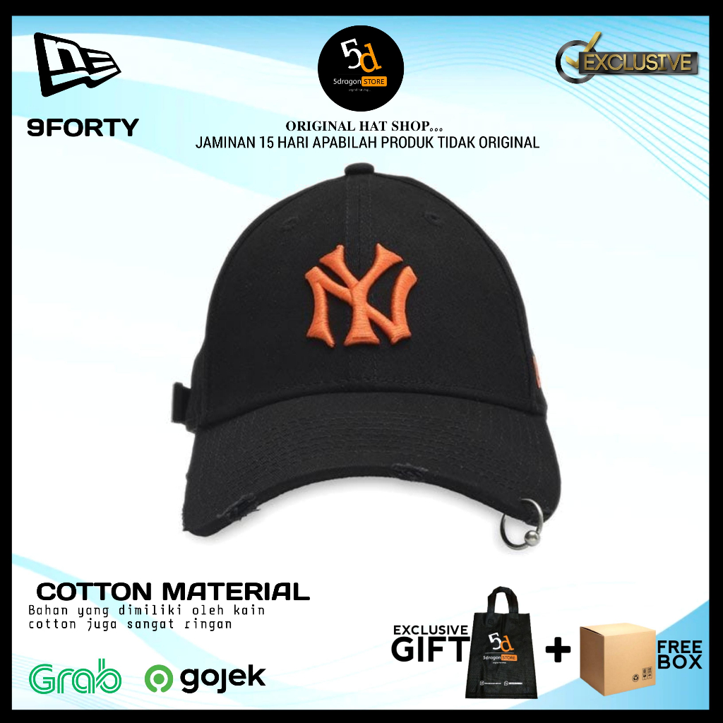Jual TOPI NEW ERA ORIGINAL 9FORTY DMOP NEW YORK YANKEES BLACK | Shopee ...