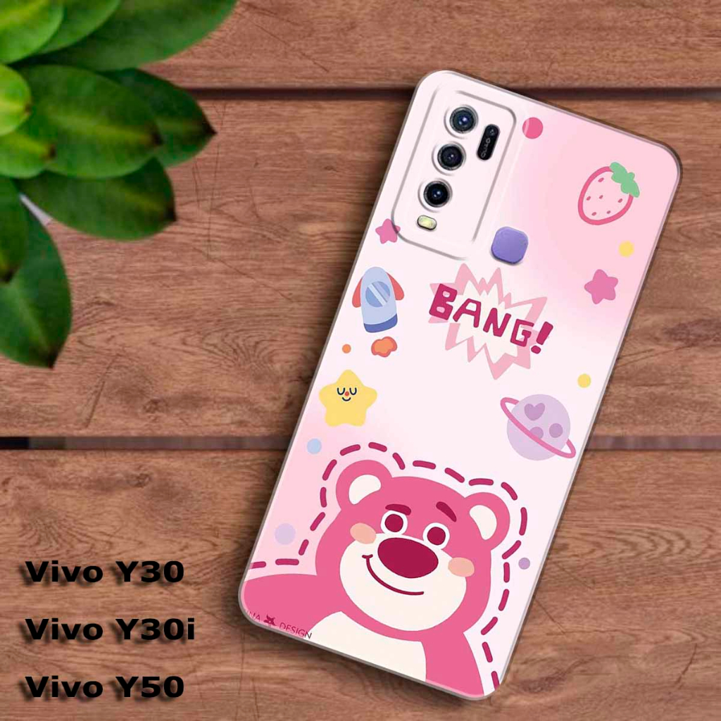 Jual Casing Hp Vivo Y30 Y30i Y50 - [Fashion Case Kartun Lotso] - Case Hp Vivo Y30 Y30i Y50 ...