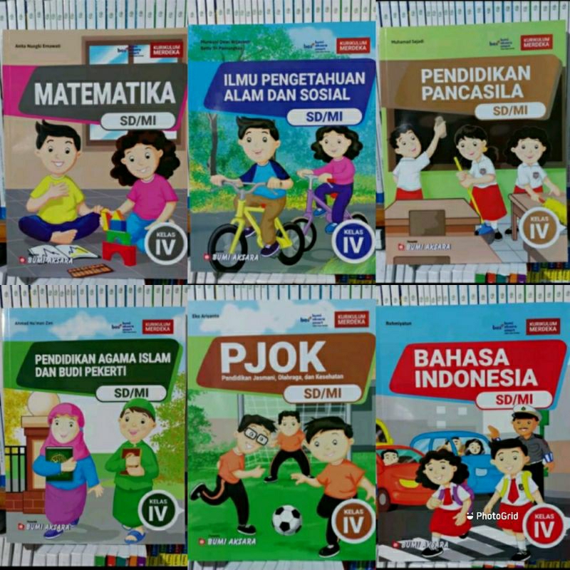 Jual buku paket bumi aksara SD/MI kelas 4 kurikulum merdeka | Shopee ...