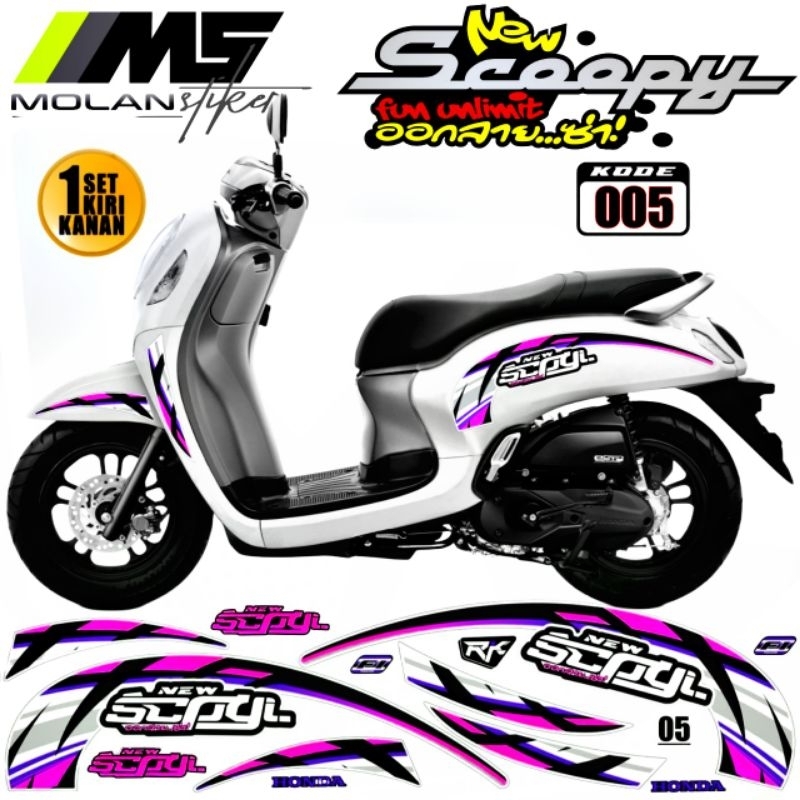 Jual Decal Sticker Striping Variasi All New Scoopy 2020-2023 Scoopy ...