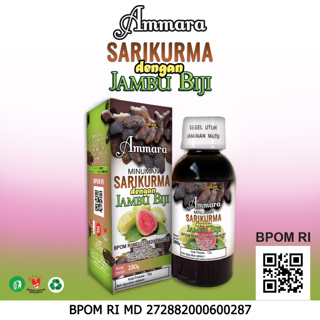 Jual SARI KURMA JAMBU BIJI untuk tipes dan demam berdarah 280 gr | Shopee Indonesia