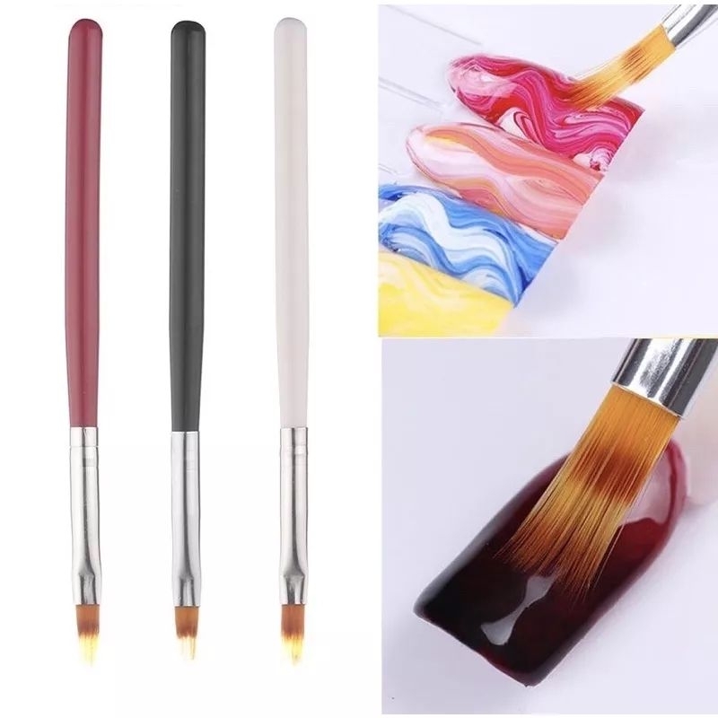 Jual Ombre Brush / Kuas Gradasi / Kuas Ombre / Kuas Nail Art | Shopee ...