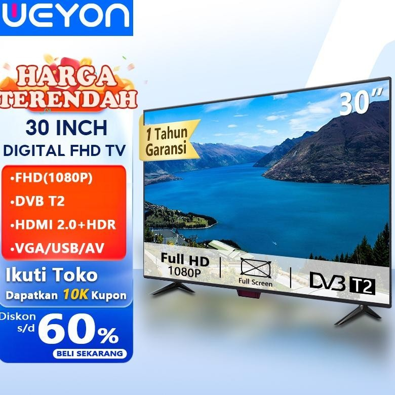 Jual LED Weyon Sakura TV LED 30 inch TV Digital Televisi | Shopee Indonesia