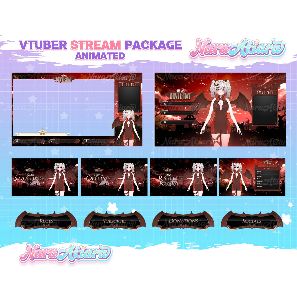 Jual Paket Overlay untuk Streaming Perkuat Tampilan Siaran Anda ...