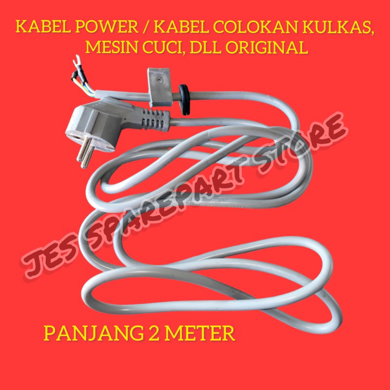 Jual KABEL POWER / KABEL COLOKAN KULKAS, MESIN CUCI, DLL ORIGINAL ...