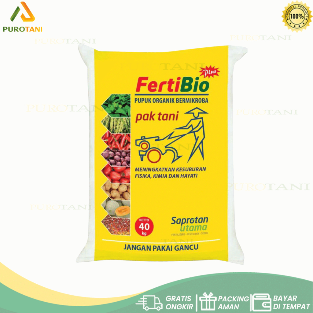 Jual Fertibio Pak Tani 40 Kg Pupuk Organik Ferti Bio Plus Penyubur ...