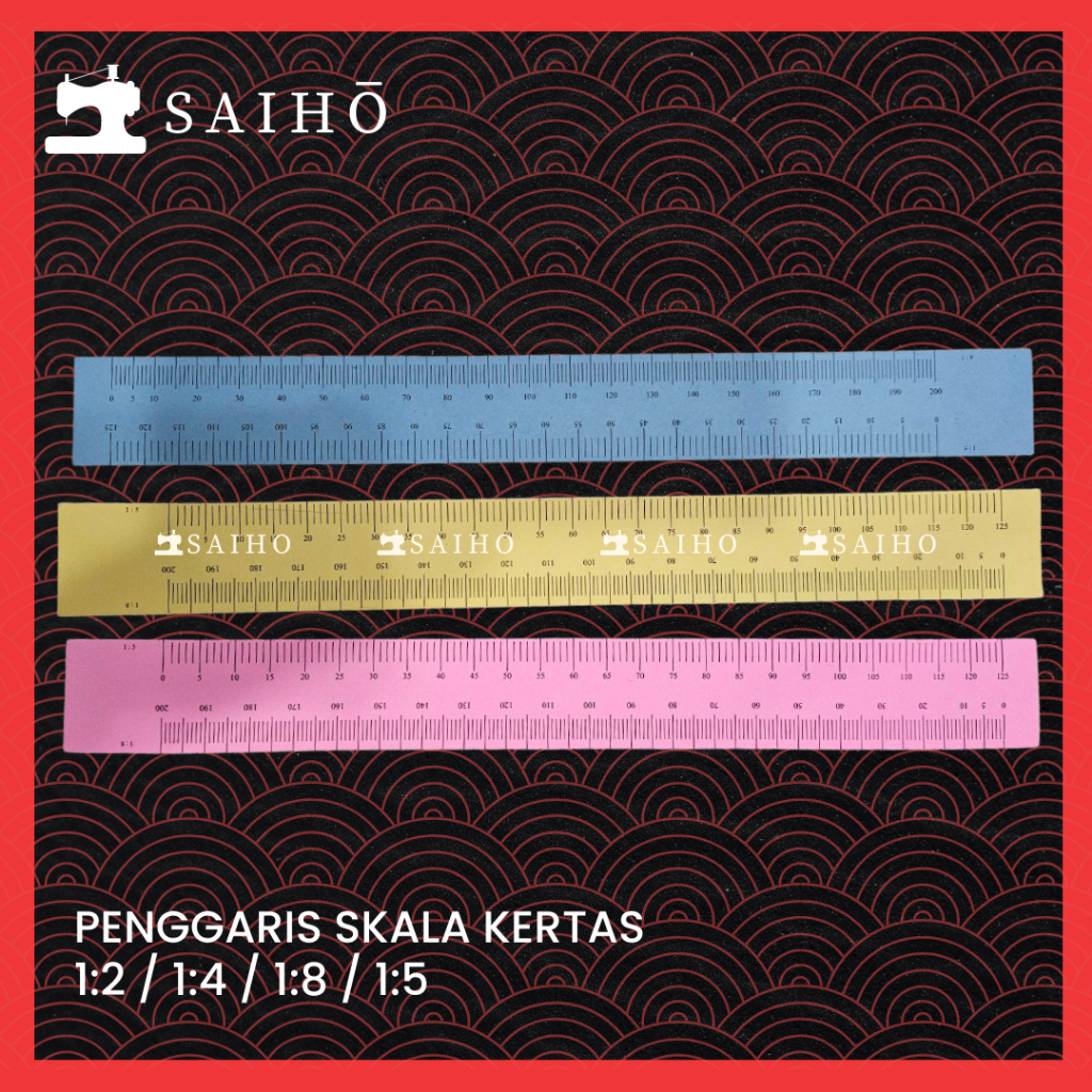 Jual Penggaris Skala Kertas 1:2 / 1:4 / 1:5 / 1:8 (3 lembar) | Shopee ...