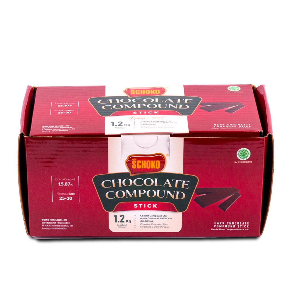 Jual SCHOKO Chocolate Compound Stick - 1,2 Kg / Coklat Stik / Baton ...