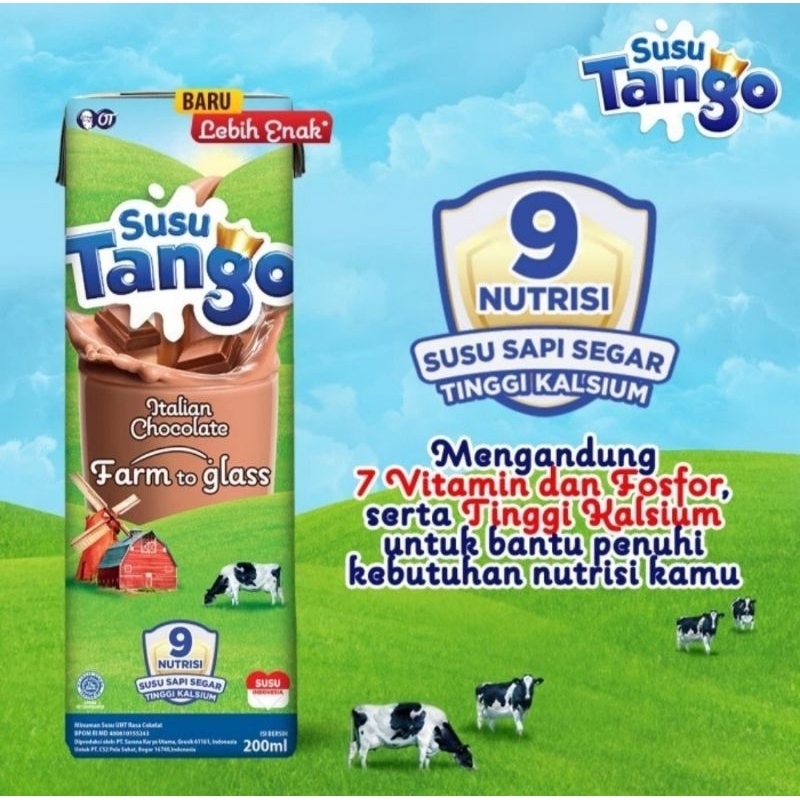 Jual Susu Tango Italian Chocolate | Susu Rasa Cokelat | Shopee Indonesia