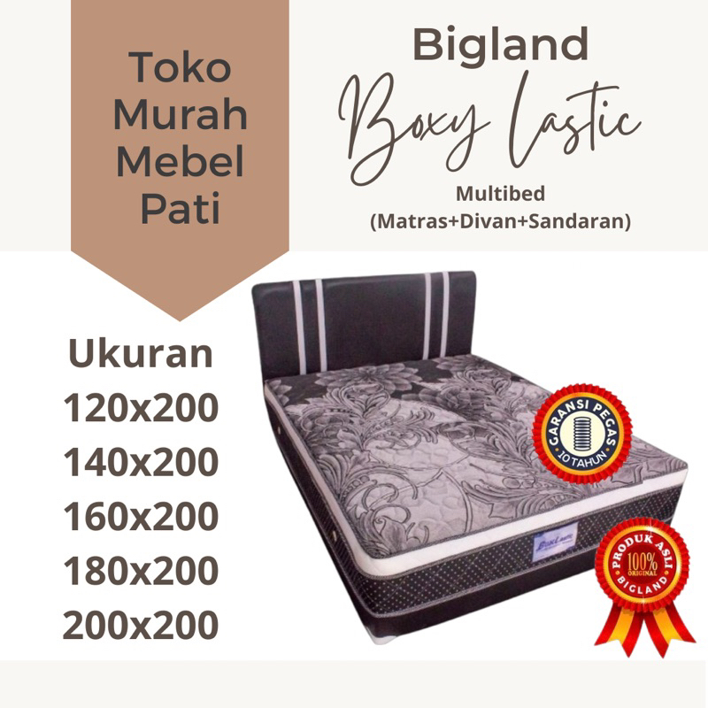 Jual Multibed Springbed Box Lastic by Bigland Semarang ukuran 120x200 ...