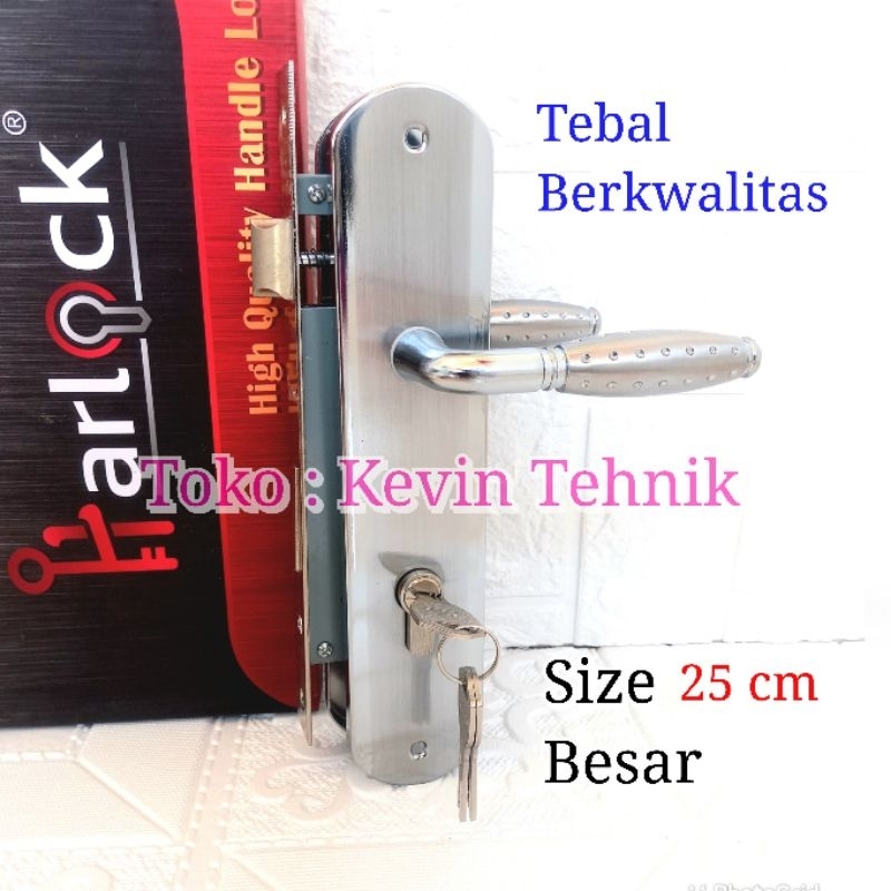 Jual Kunci Pintu Besar Set 25 cm, Kunci Pintu Rumah Komplit, Handle ...