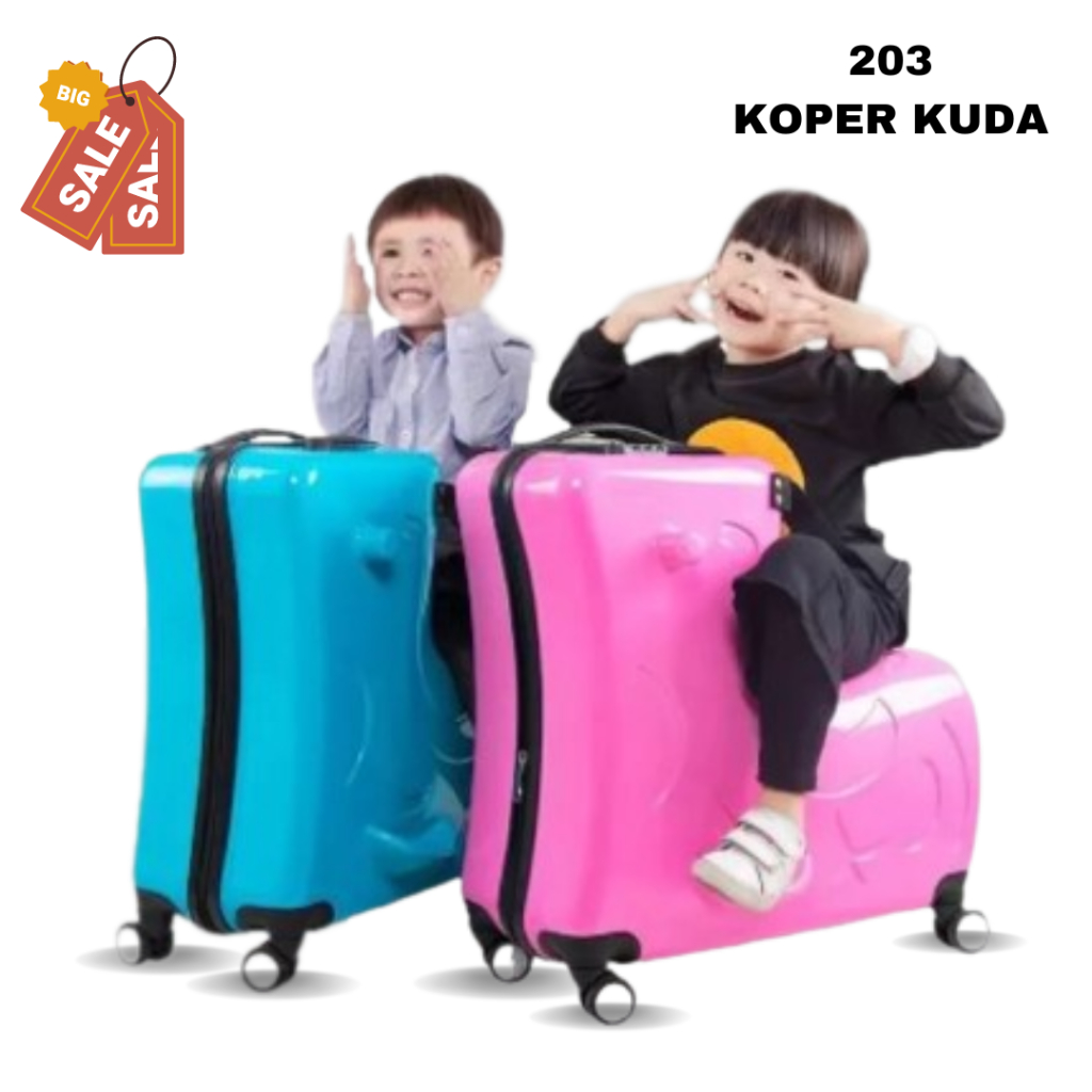 Jual Koper Shop 203 Koper Anak Motif Kuda Kudaan 26 inch Robert Ansell ...