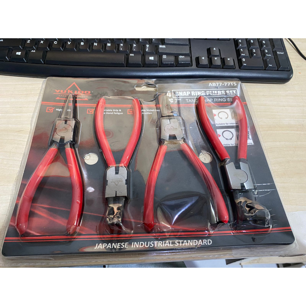 Jual Tang Snap Ring 7inch Set 7 Circlip Pliers 175mm 7 Inch Yukido