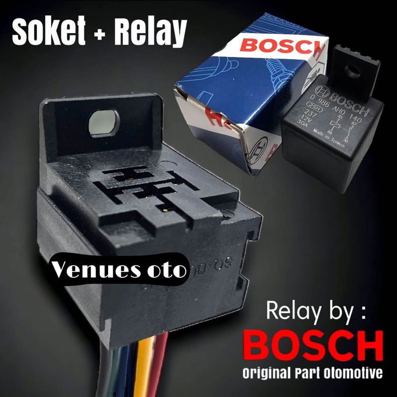 Jual Soket Rumah Relay + Relay Original BOSCH / HELLA | Shopee Indonesia