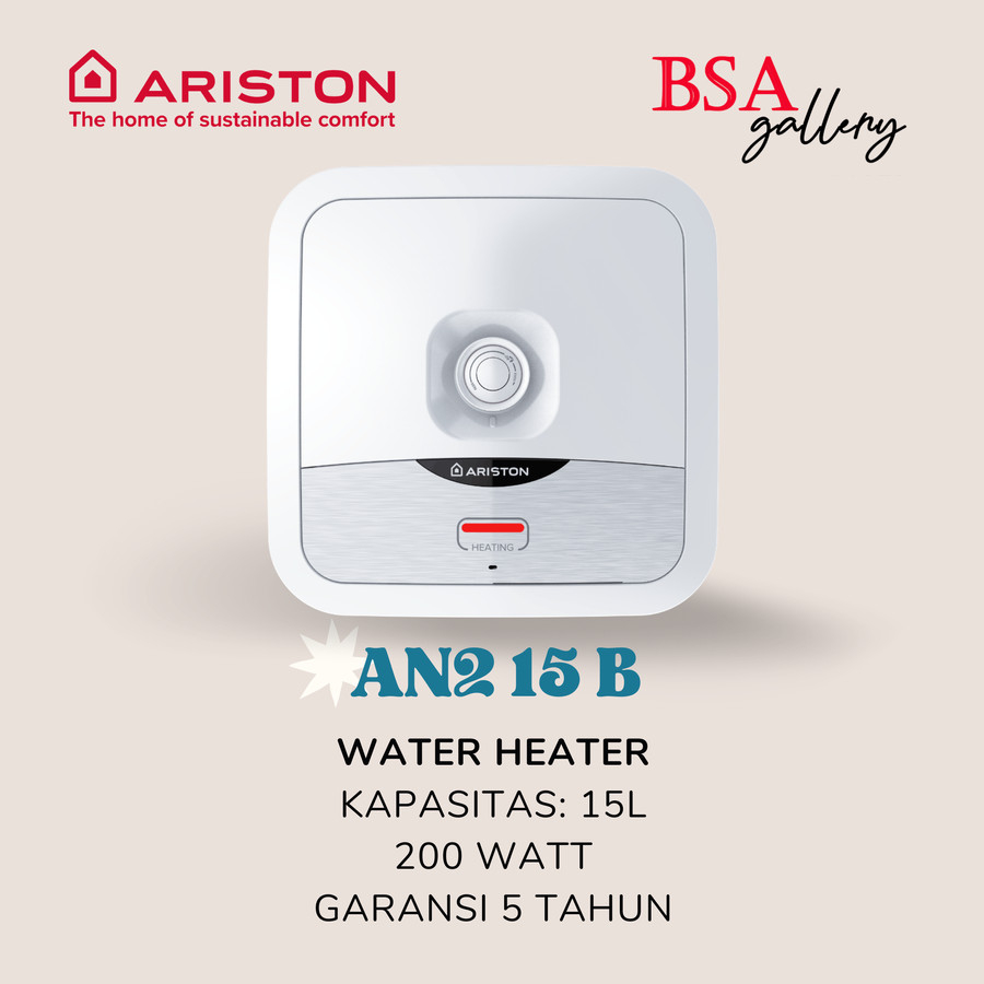 Jual PEMANAS AIR MANDI LISTRIK ARISTON 15 LITER / ELEKTRIK WATER HEATER ...