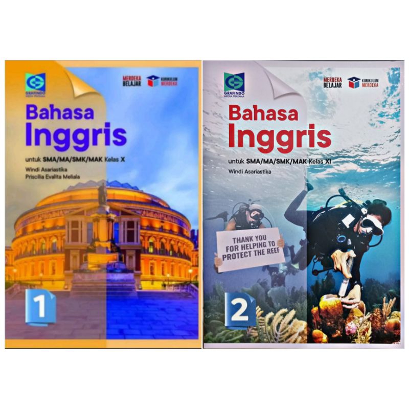 Jual BUKU BAHASA INGGRIS KELAS 10 11 SMA/MA GRAFINDO KURIKULUM MERDEKA | Shopee Indonesia