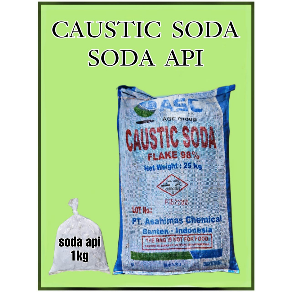 Jual Caustic Soda/Soda Api Asahi (JAPAN)/Natrium hidroksida/lindi (lye ...