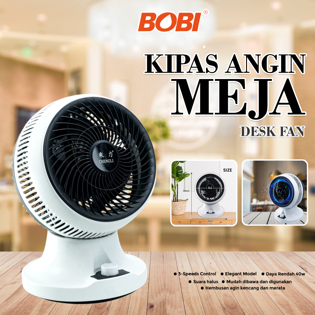 Jual Kipas Angin Meja - Desk Fan 9inch Rotating // Kipas Angin Meja ...