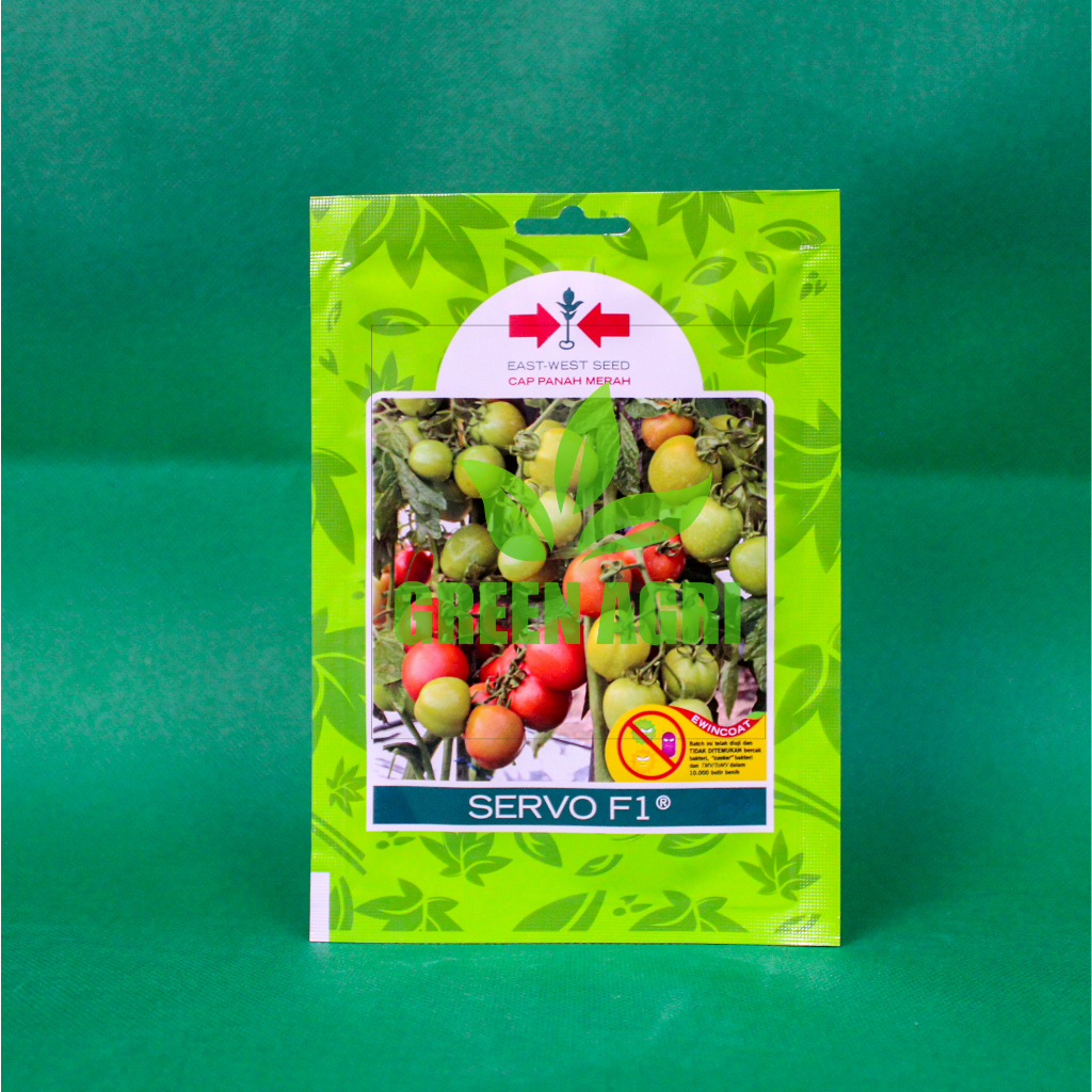 Jual Benih Tomat Servo F1 Isi 150 Butir Asli kemasan Cap Panah Merah ...