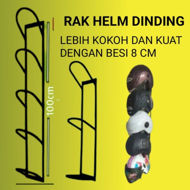Jual RAK HELM GANTUNGAN HELM MOTOR SUSUN GANTUNG DINDING | Shopee Indonesia