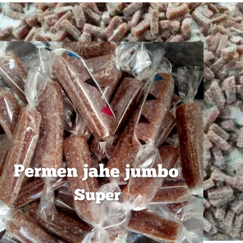 Jual PERMEN JAHE Merah 1/2kg/permen jahe JUMBO SUPER 500gram | Shopee ...