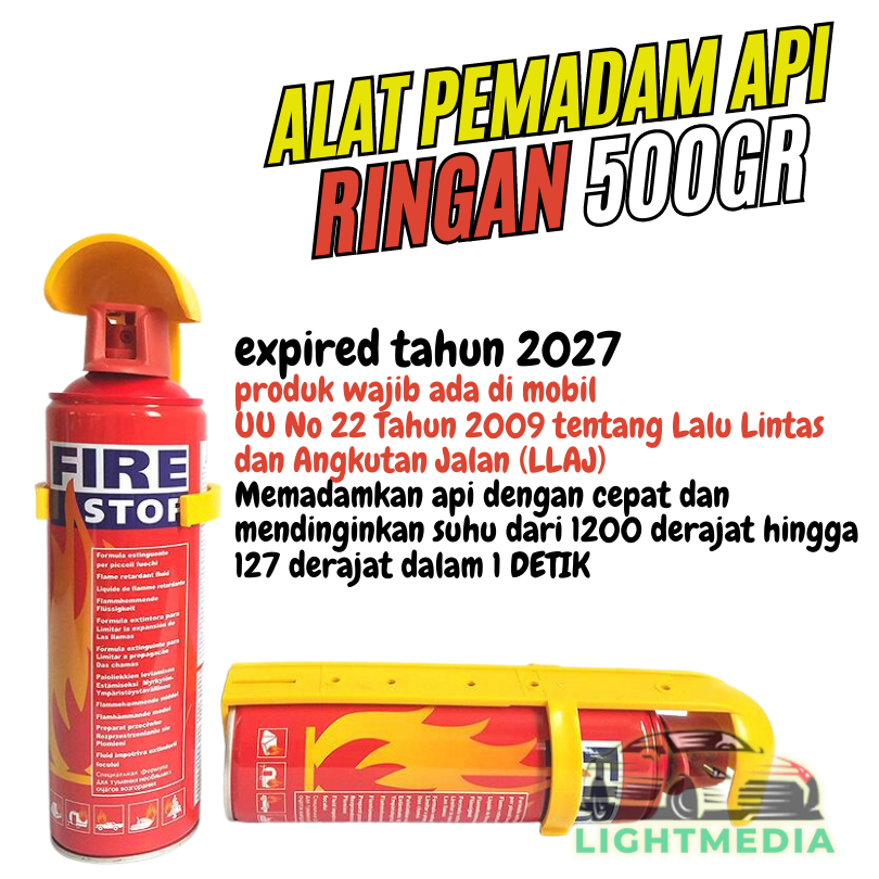 Jual alat pemadam api ringan mobil / Apar Mobil fire stop 500 ml ...