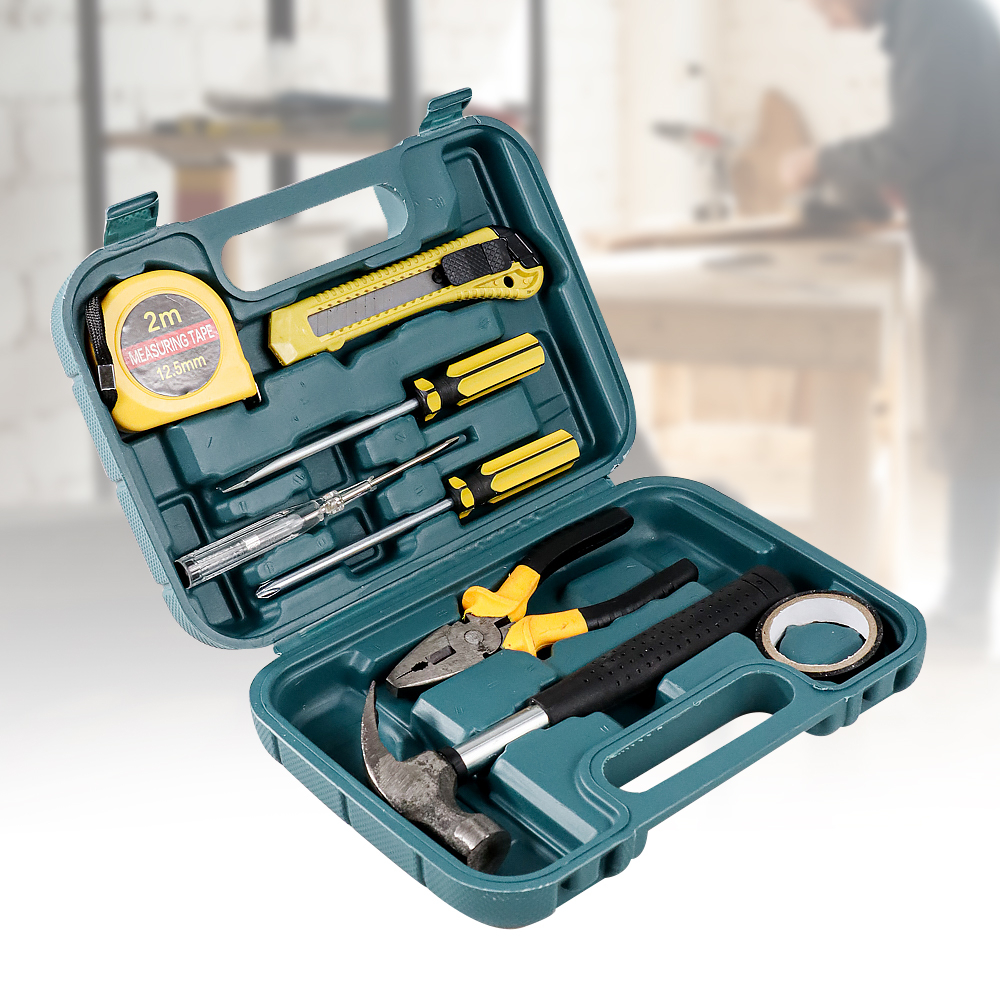 Jual Alat Set Perkakas Palu Tang Obeng Cutter Meteran 8in1 - YL-8009A ...