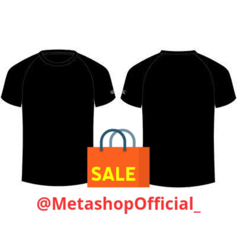 Jual MetashopOfficial T-Shirt Polozan Hitam terlaris manis paket 6pcs ...