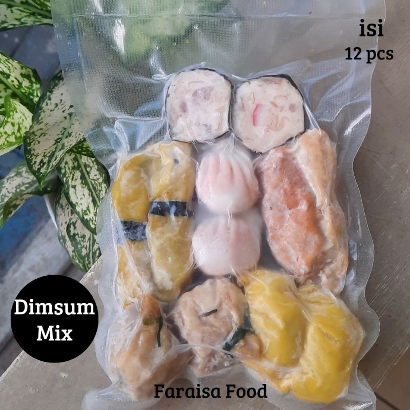 Jual DIMSUM MIX FROZEN ISI 12 PCS EKONOMIS FROZEN FOOD DIMSUM ENAK ...