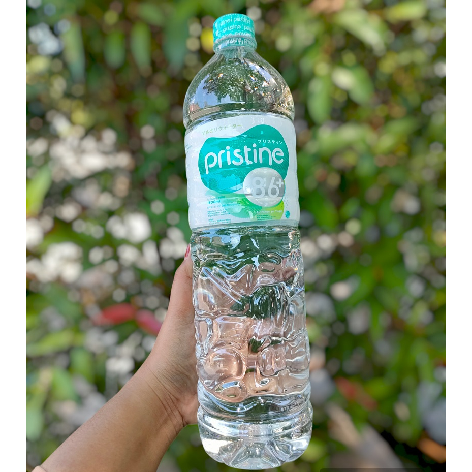 Jual Air mineral PRISTINE Kemasan botol 1500ml isi 12 pH 8.6+ | Shopee ...
