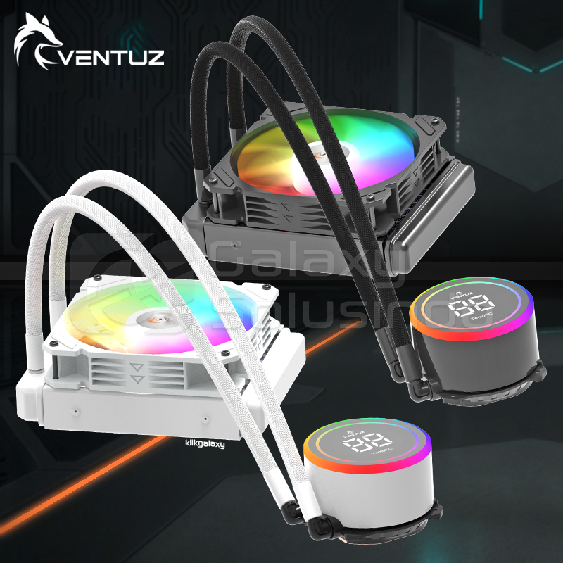 Jual VENTUZ XEON Chroma 120 ARGB Liquid Cooler - 120mm | Shopee Indonesia