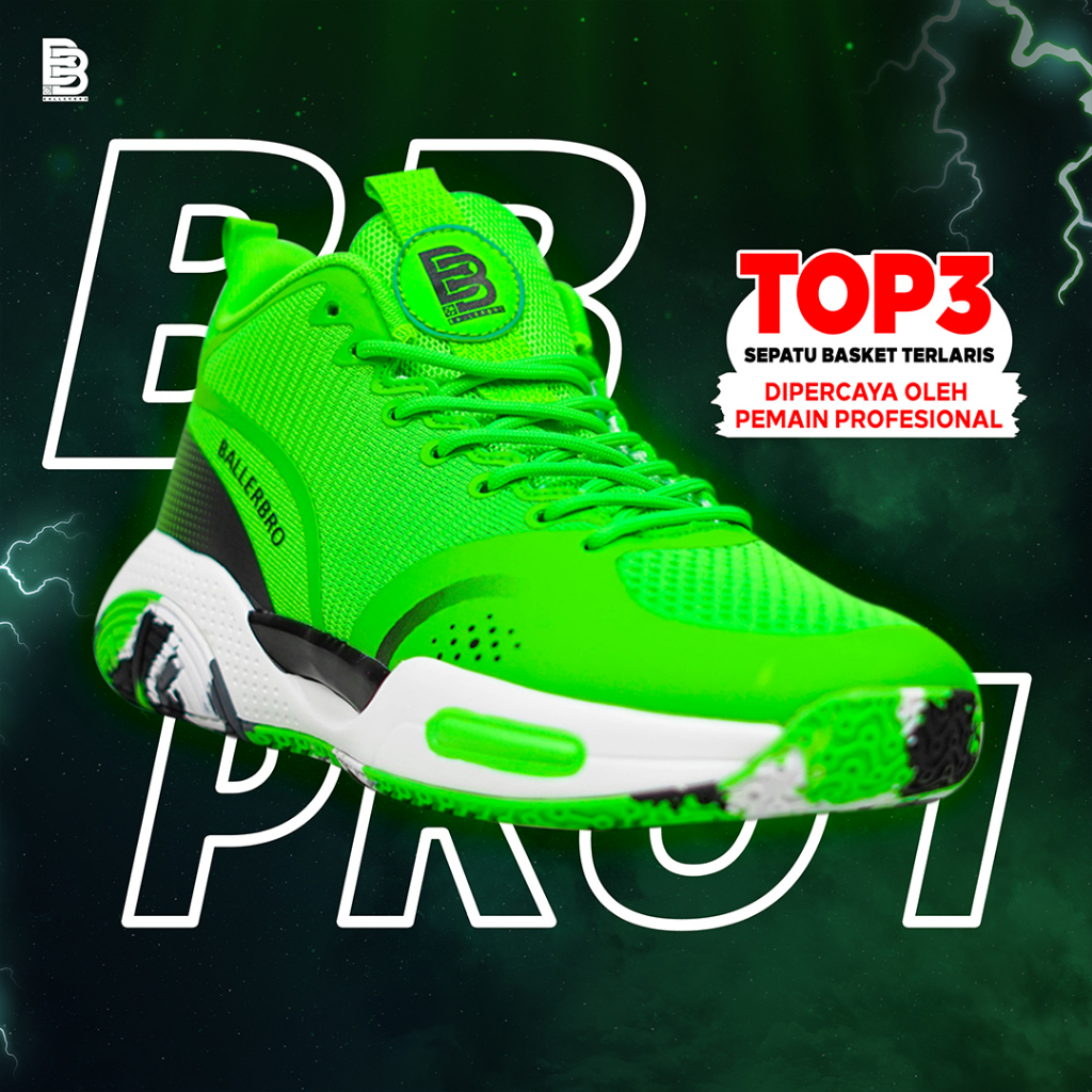 Jual Sepatu Basket Ballerbro BB Pro 1 SIZE KIDS 35-38 | Shopee Indonesia