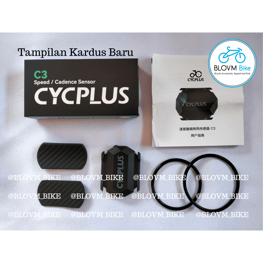 Jual Cadence Sensor Cycplus C3 Bike Speed Cadence monitor speedometer ...