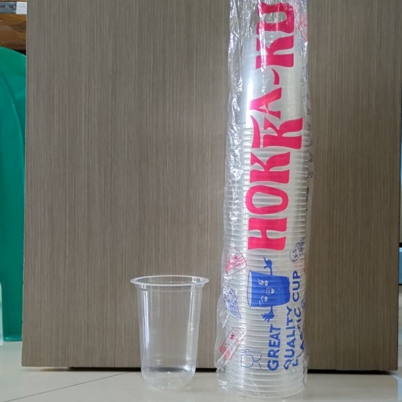 Jual Cup Gelas Hoka-ku 14,16 oz Oval @50 pcs/Cup Gelas Plastik/Cup ...