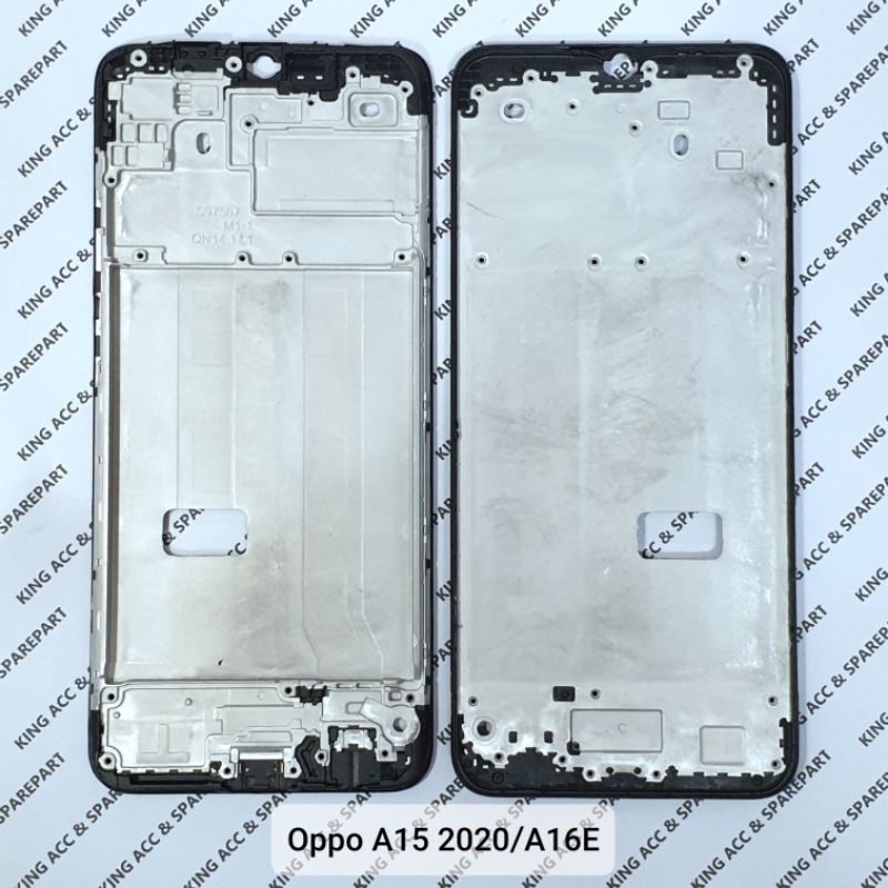 Jual FRAME DUDUKAN TULANG TENGAH LCD OPP A15 2020 / A15S / A16E ...
