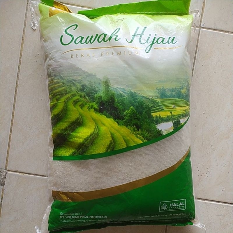 Jual Beras Sawah Hijau Premium 10kg | Shopee Indonesia