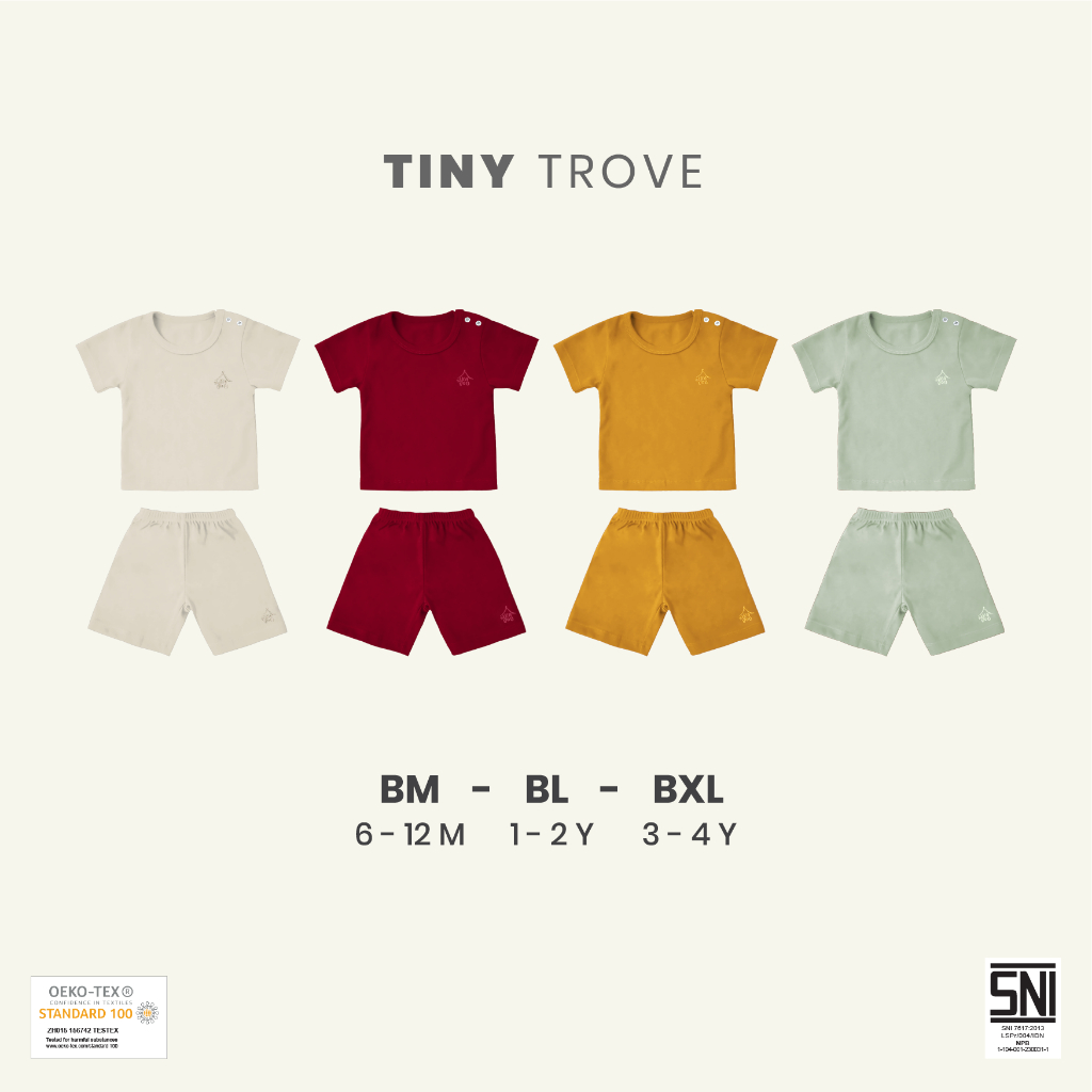 Jual IKAVOU - TINY TROVE SHORTSLEEVE - Setelan Pendek Anak (Unisex) | Shopee Indonesia